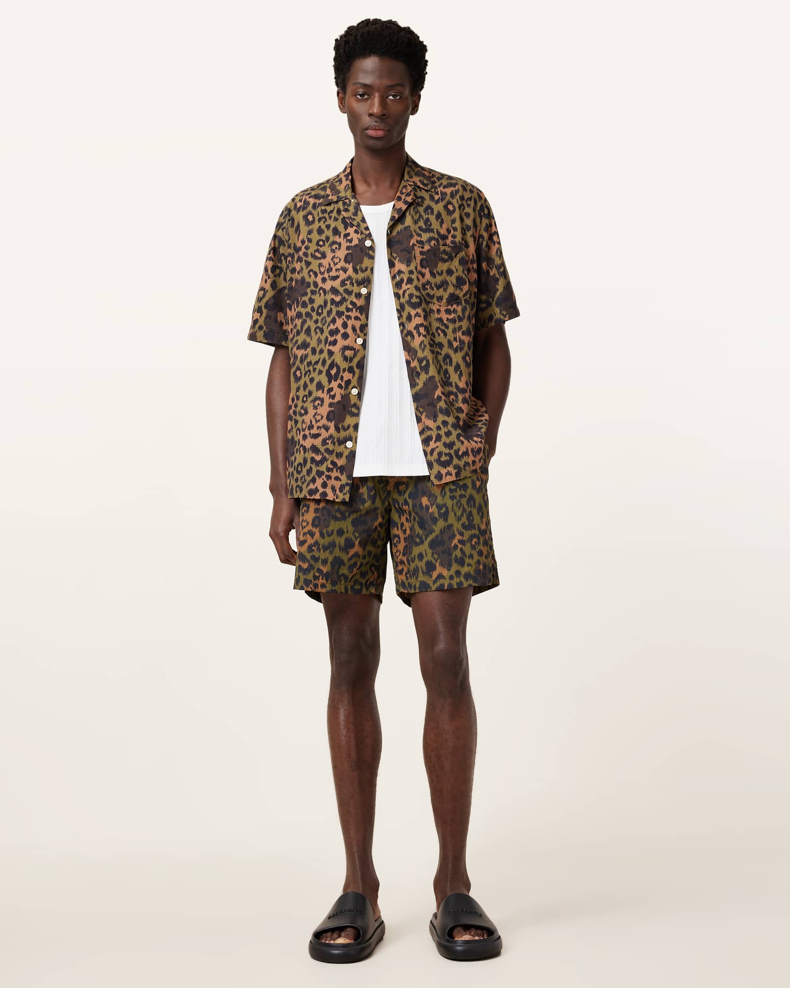leopard shorts men