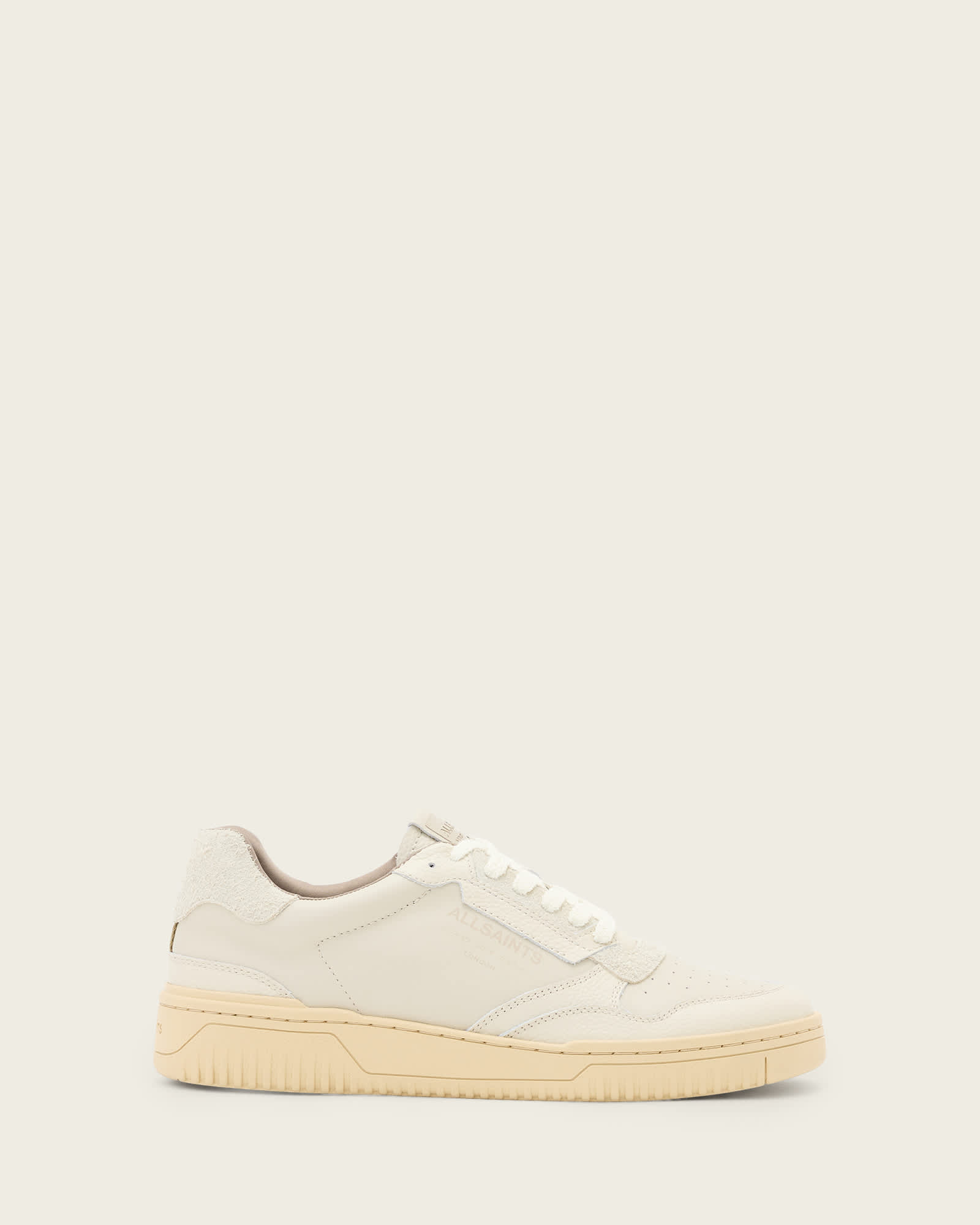 Regan Leather Low Top Sneakers TRIPLE CHALK WHITE | ALLSAINTS US