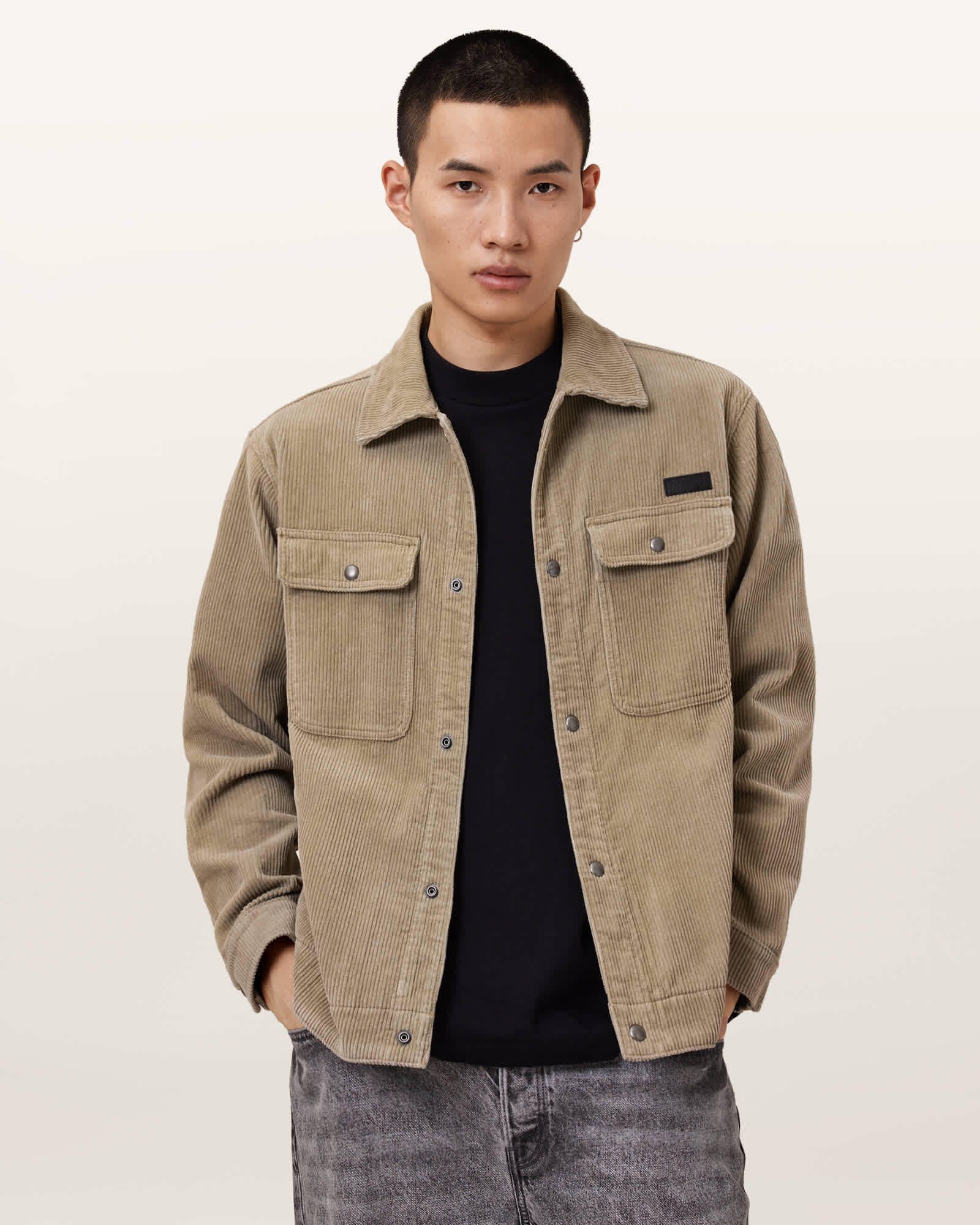 Castleford Overshirt OAK BROWN | ALLSAINTS US