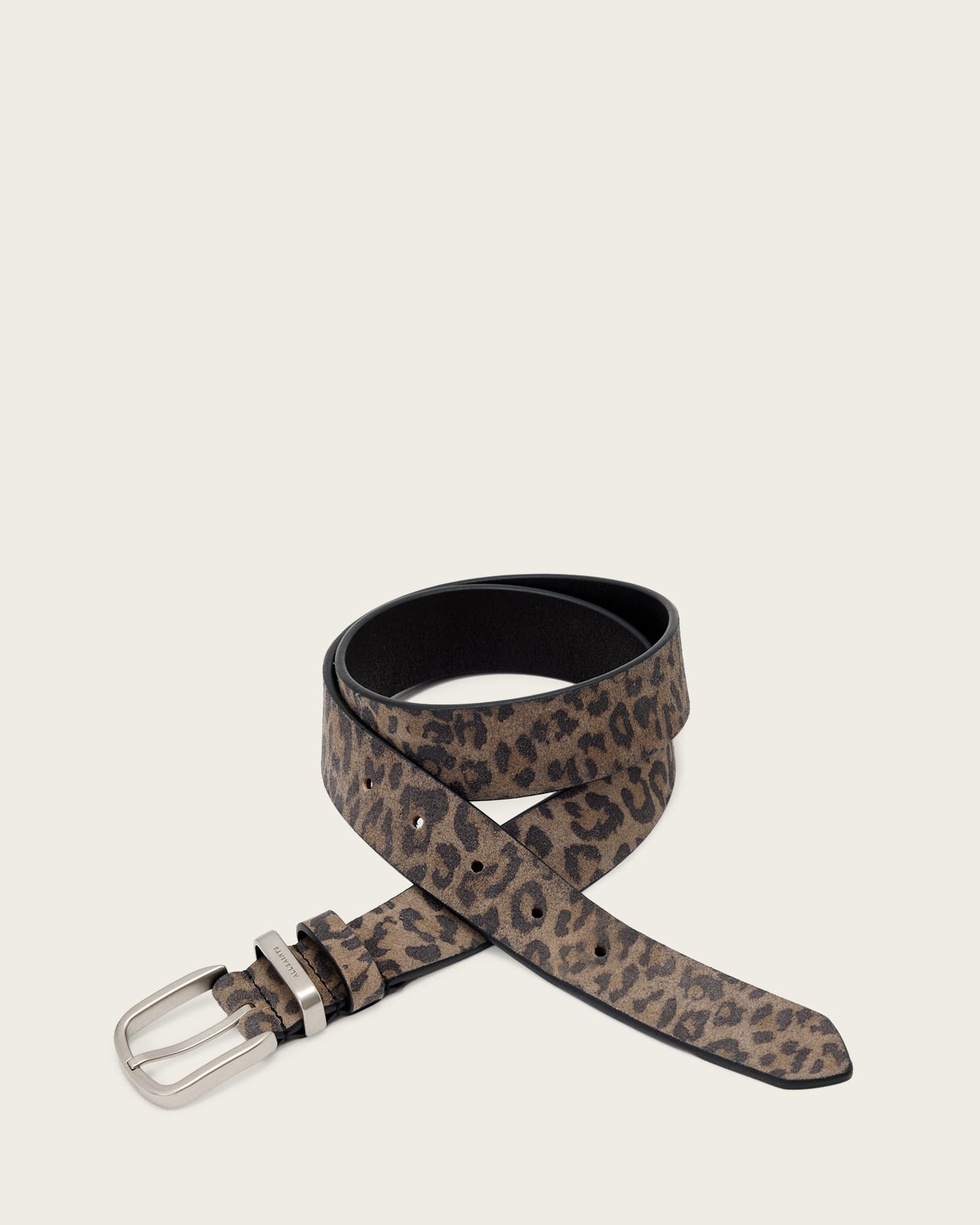 Owen Suede Belt Tan | ALLSAINTS