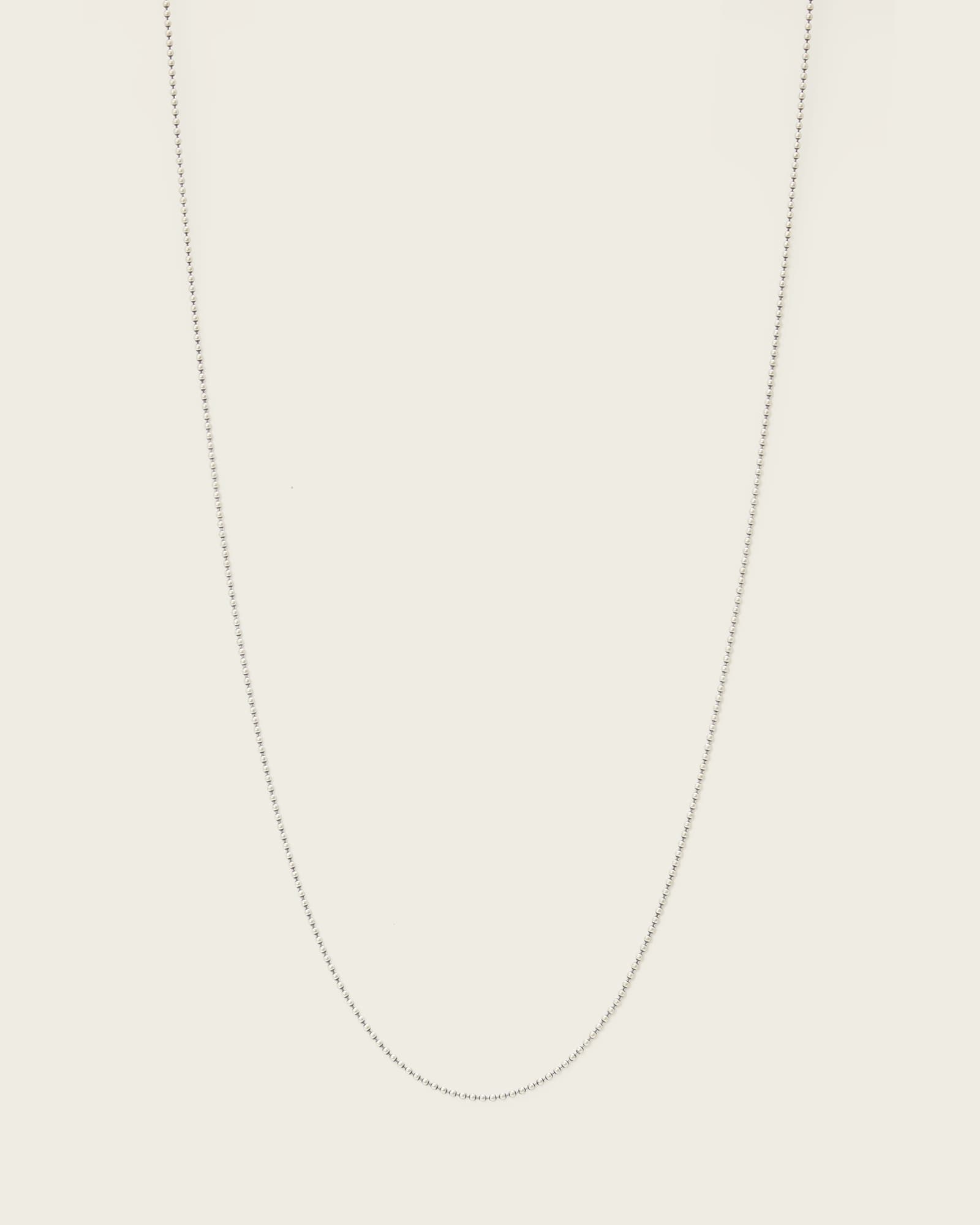 Jay Ball Chain Large Necklace Silver | ALLSAINTS FR