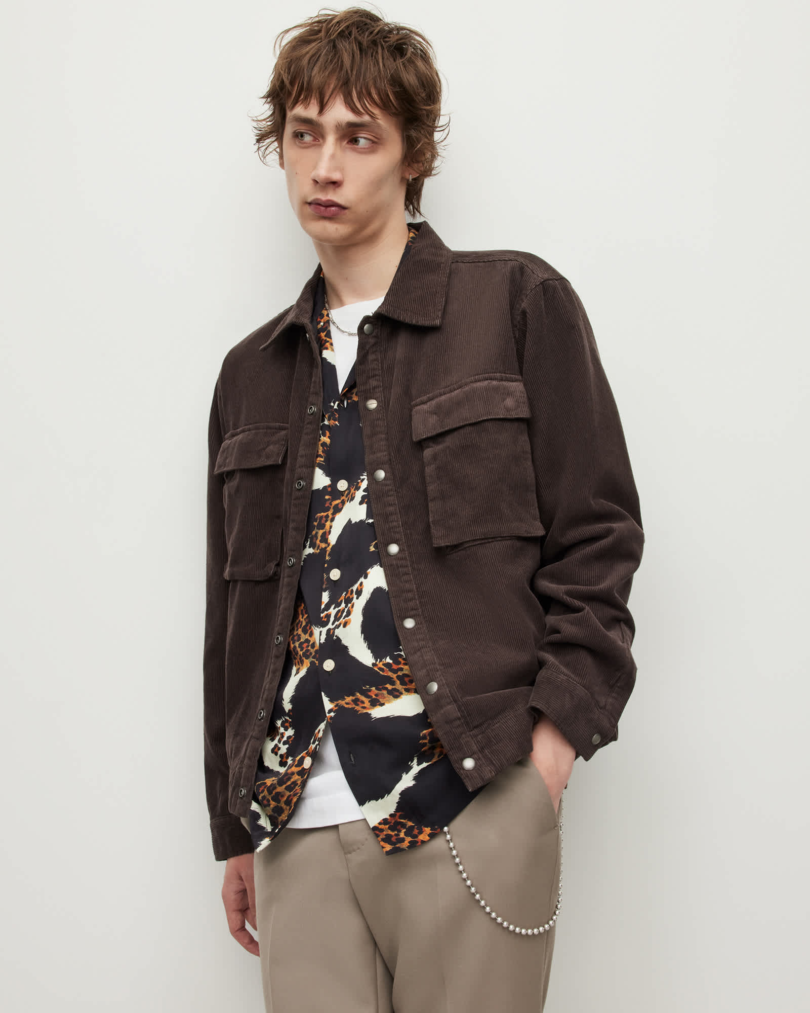 Natt Corduroy Jacket BROOKLYN BROWN | ALLSAINTS