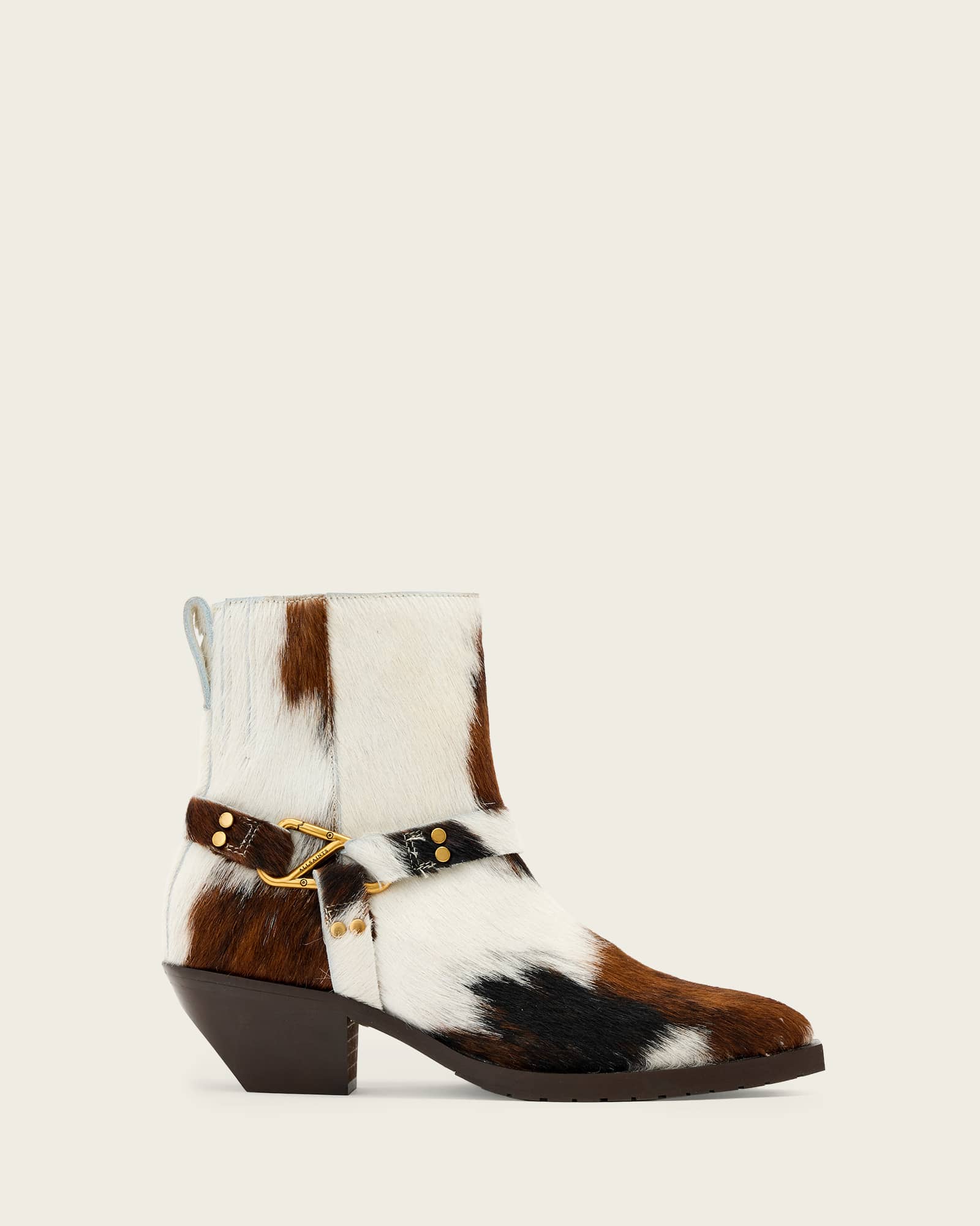 Fox Carabiner Western Boot COW PRINT | ALLSAINTS