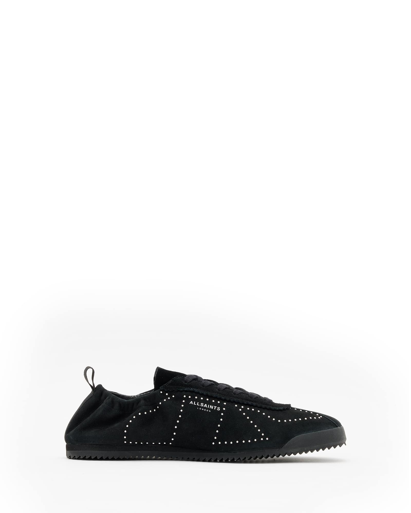 Kenny Studded Leather Runner Trainers Black | ALLSAINTS