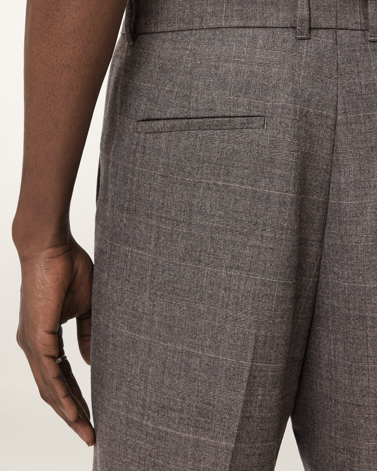 Clover Loose Fit Trousers FEATHER TAUPE | ALLSAINTS