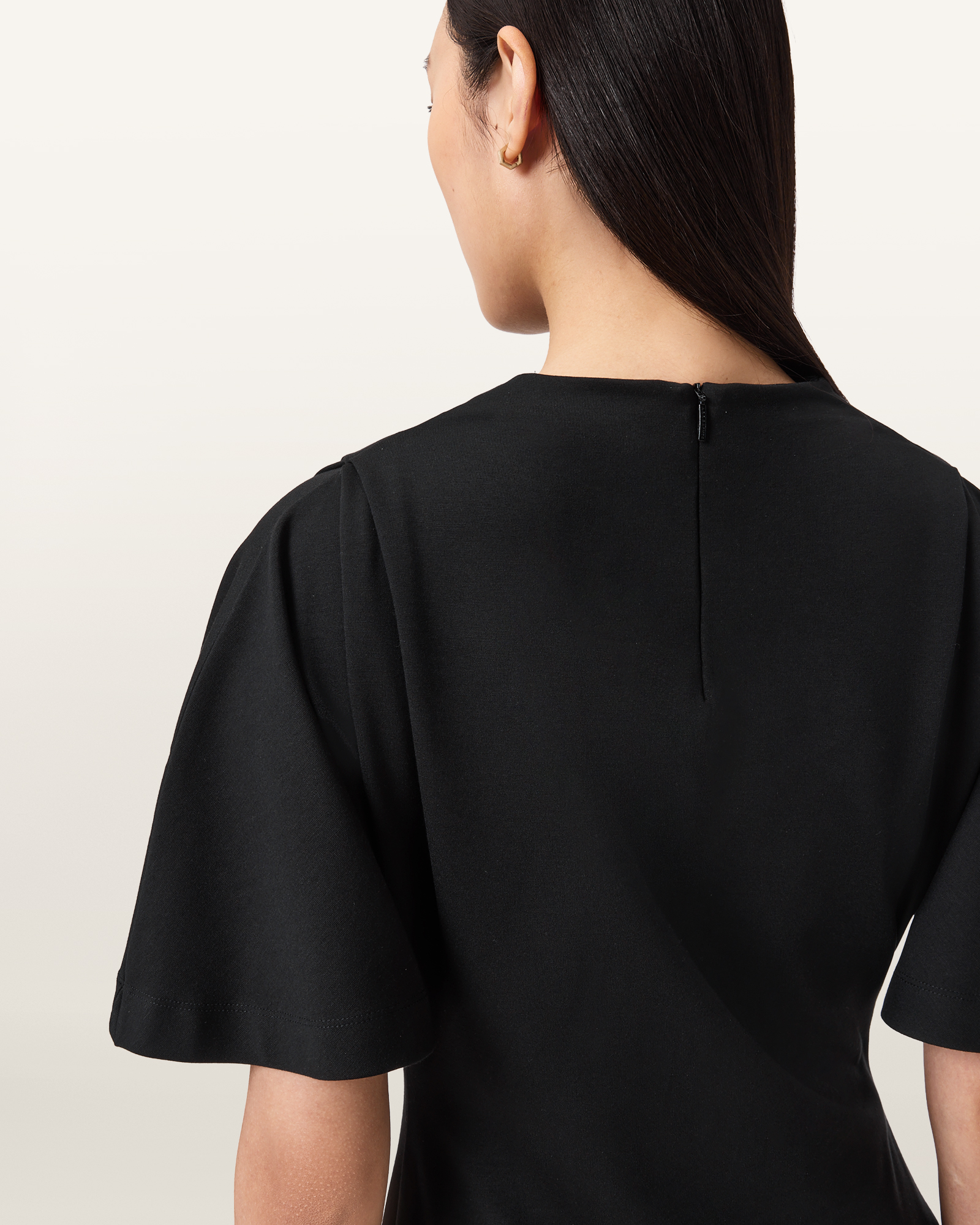 Rosa Mini Dress Black | ALLSAINTS Canada